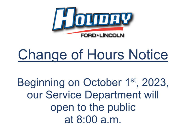 Welcome to Holiday Ford